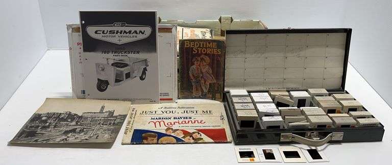 Tray box of older/antique and collectible paper, includes: Victorian ...