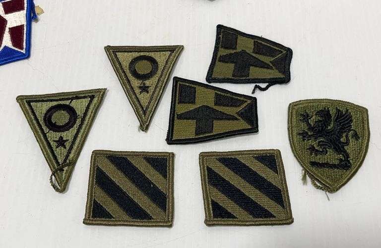(22) Modern US Army patches, including: 3rd Infantry Division Illinois ...