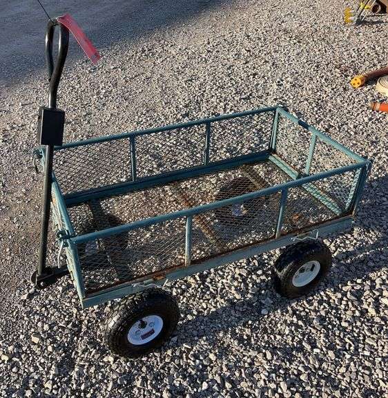 Garden cart with drop down sides, comes with (4) brand new tires, 20"W ...