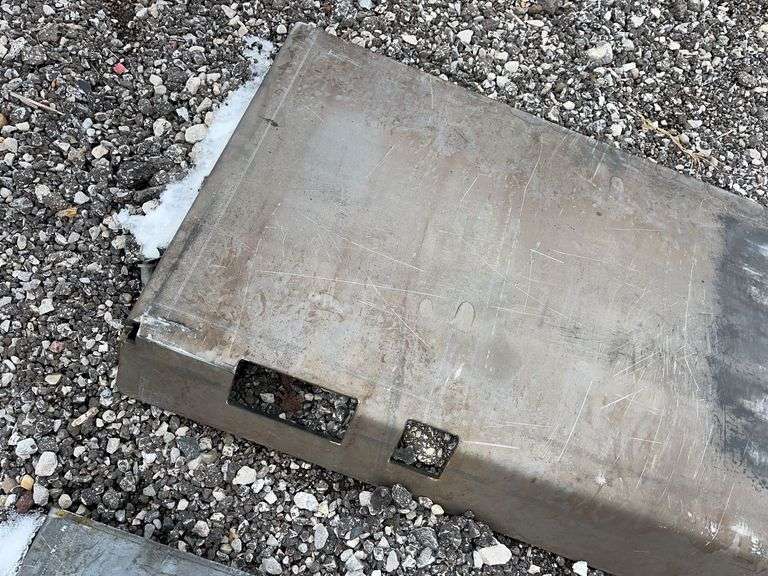 Solid full weldable quick attach blank plate, no need to grind off ...