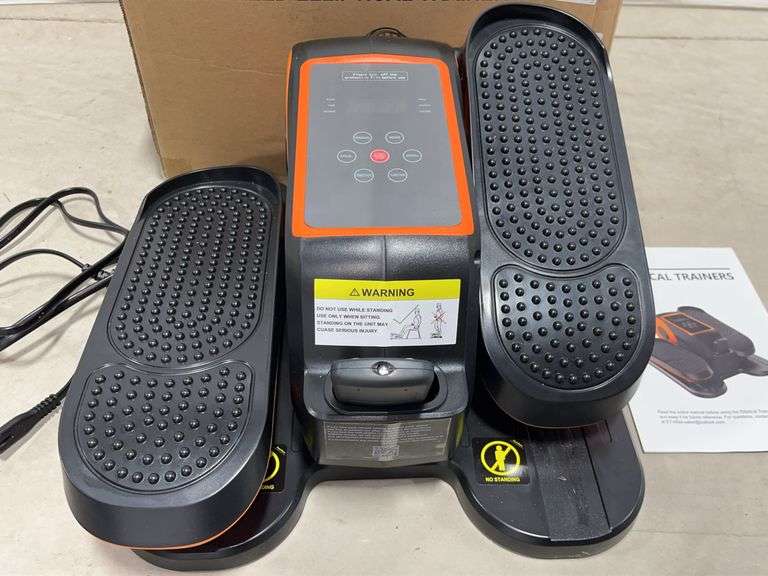 Motorized elliptical trainer, 15 1/4"L, NIB - Albrecht Auction Service
