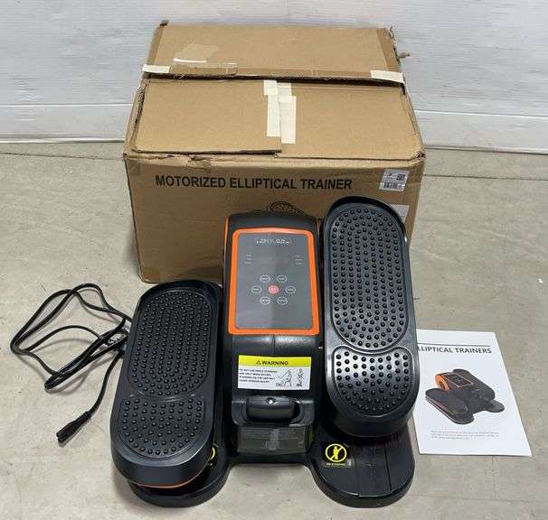 Motorized elliptical trainer, 15 1/4"L, NIB - Albrecht Auction Service