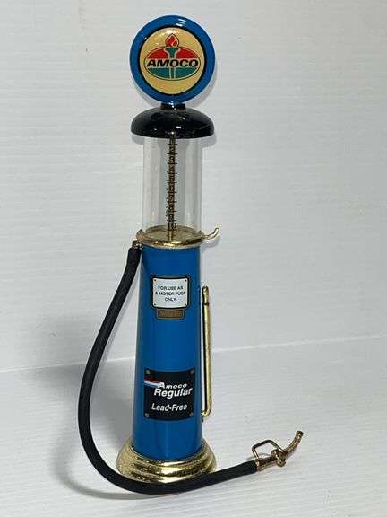 Amoco gas pump miniature toy/display, Gearbox Limited Edition, 8"H ...