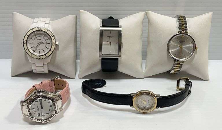 (5) Ladies watches, includes: Kate Spade, Brighton, Fossil, Eddie Bauer ...