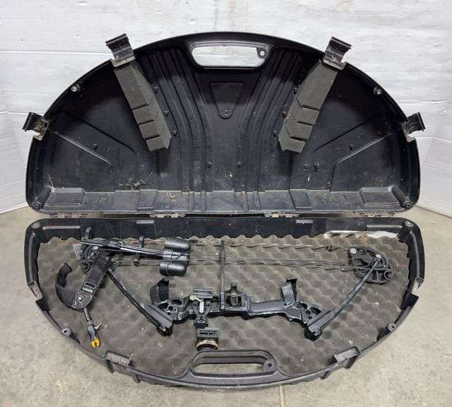 Mathews Menace II youth bow, includes case, quiver, release, sight, bow ...