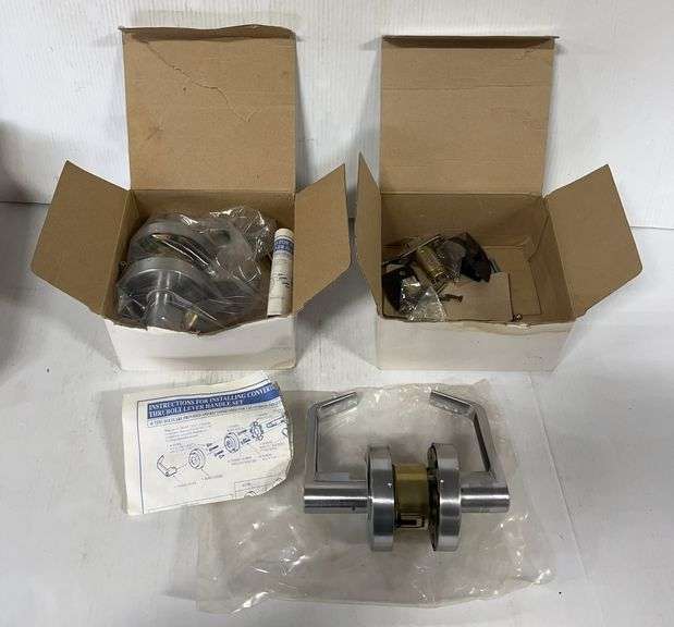 (2) Commercial door handles, NIB - Albrecht Auction Service
