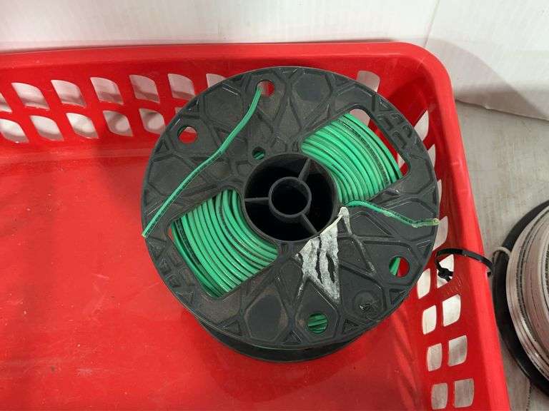 (3) New rolls of electrical wire, each approx. 500' or less; (4) Rolls ...
