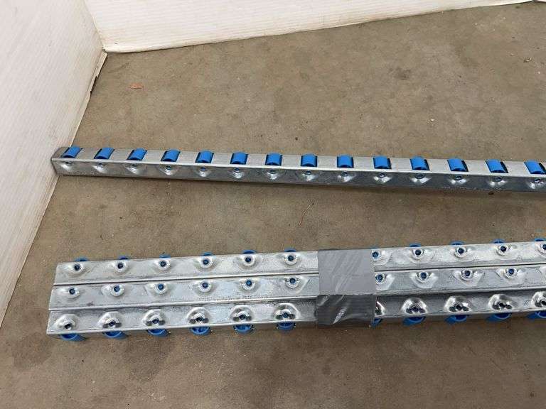 (6) Western Pacific storage systems Quik Pik Rolla Track galvanized ...