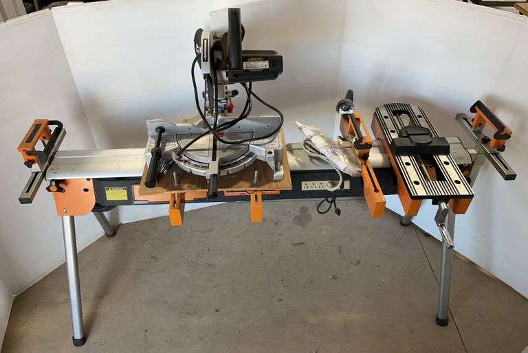 Port-a-Mate PM7000 work station with a Delta Sidekick 10" compound ...