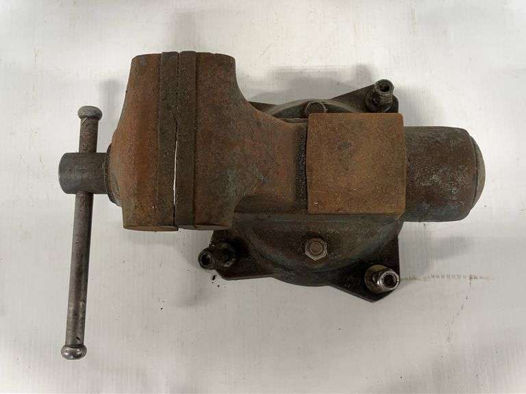 Wilton mechanical bench vise with 5" jaws, nice, used - Albrecht ...