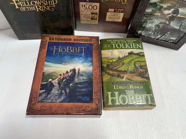 (4) Box sets: Hobbit (Battle), Hobbit (Journey), Lord of the Rings ...