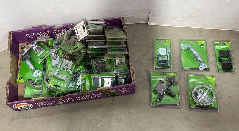 Self-adjusting and universal gate latches, key locking hasps, zinc door ...
