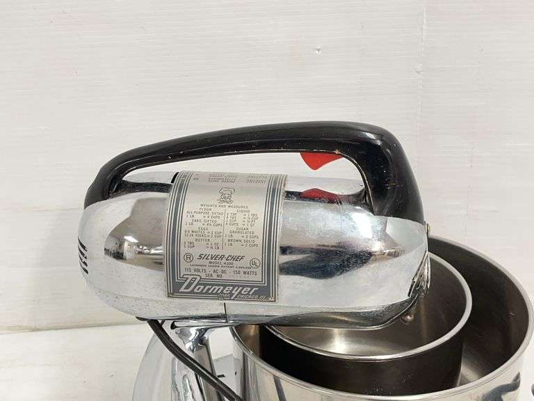 Dormeyer Mixer with Bowls - Albrecht Auction Service