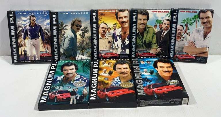 Magnum P.I. DVD Series, complete set, 8-seasons, all in good condition ...