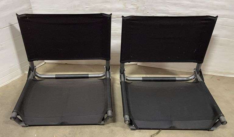 (2) Heavy duty bleacher seats, very little use, very nice, made by ...