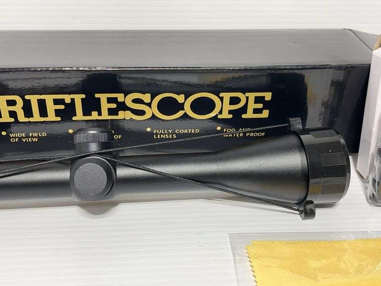 Rifle scope with wide view, recoil proof, coated lens, fog/waterproof ...