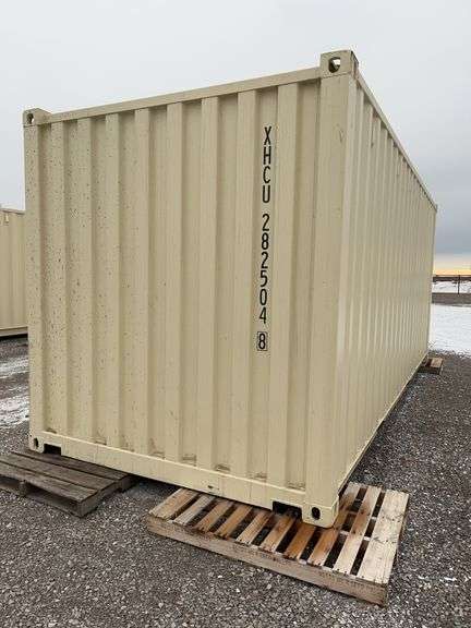 One-Trip 20' shipping container with easy-open door - Albrecht Auction ...