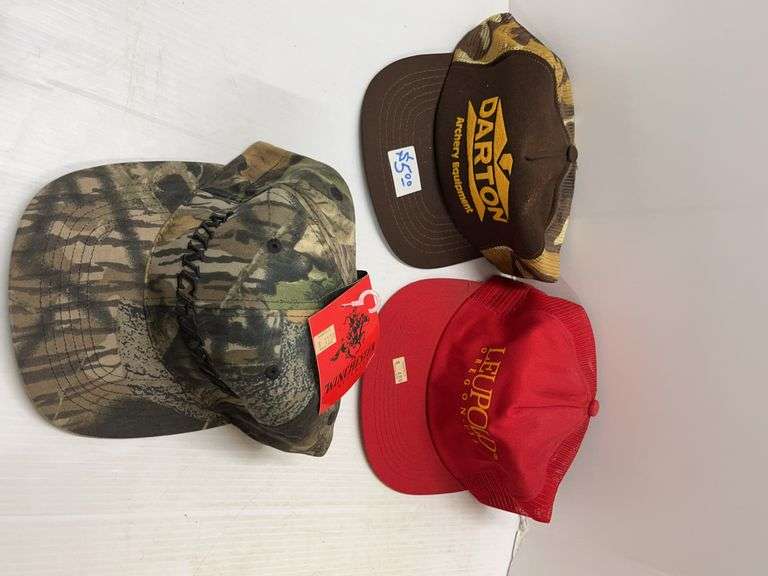 Approx. (25) Winchester and Gun Related Hats, TN499 - Albrecht Auction ...