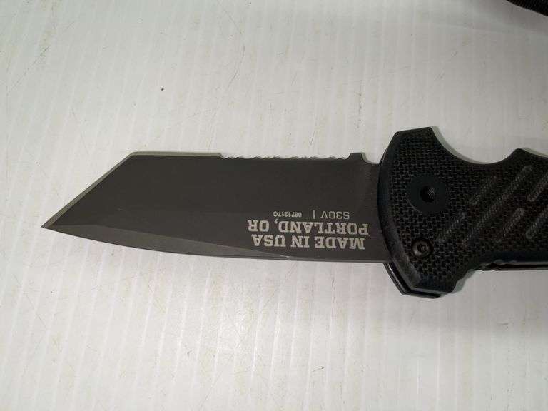 Gerber Fully Automatic Serrated S30V Corrosion-Resistant Steel Tanto ...