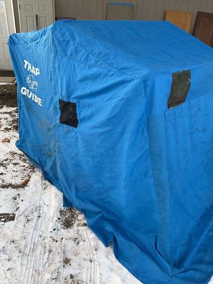 Clam-Trap Guide, 2-man shanty, base- 54" x 30" - Albrecht Auction Service