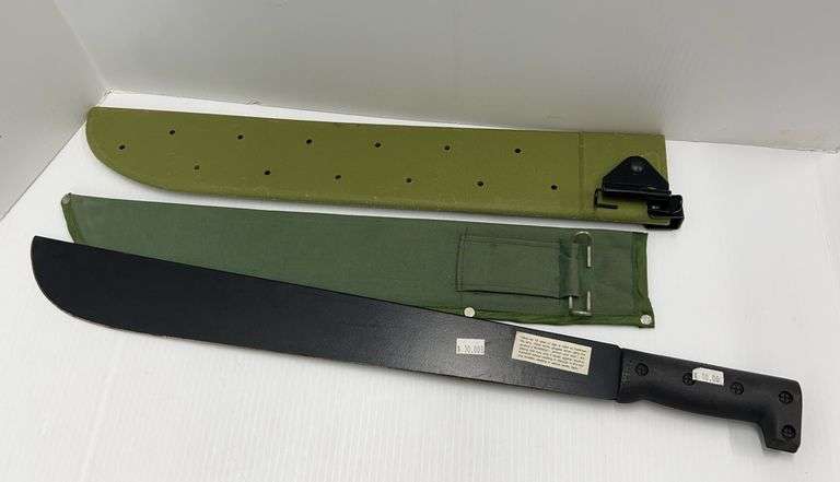 Machete with Hard Schet, TN242 - Albrecht Auction Service