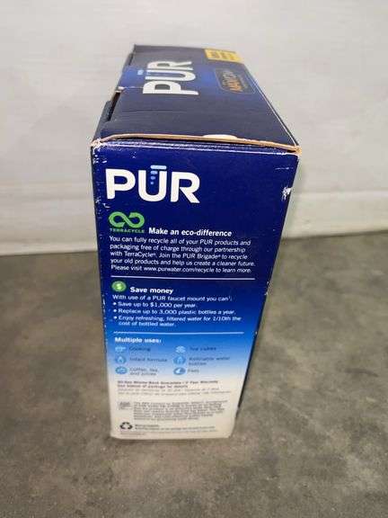 (3) Water filter kits, by PUR with 4-factory sealed filters, boxes- 8"H ...