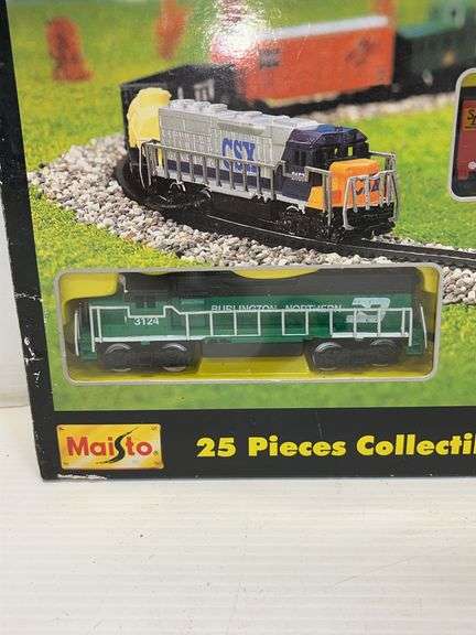 1999 Maisto "On Track" die-cast train set, new in open box, never ...