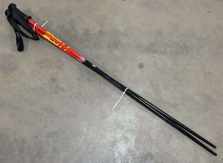 (2) Scott walking sticks, 47 1/2"H - Albrecht Auction Service
