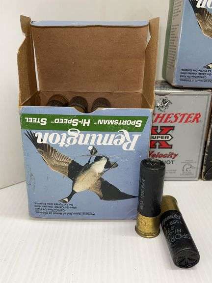 12-Gauge Shotgun Shells, Include: (25)- 2 3/4" No 7 1/2 Shot, (25)- 3 ...