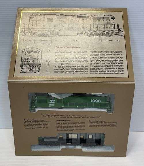 Proto 2000 Series GP18 locomotive train, HO scale, NIB - Albrecht ...