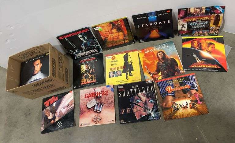 (45) Laser disc movies - Albrecht Auction Service