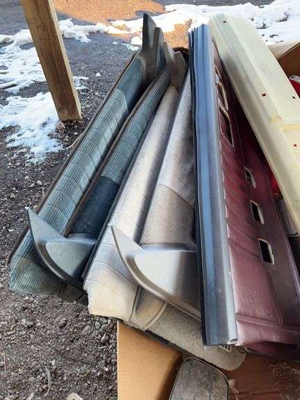 Various used auto parts, includes: Camaro door panels, Chevy truck door ...