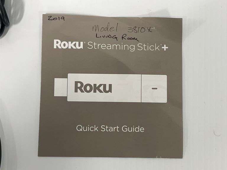 2019 Roku streaming stick, model 3810X, excellent - Albrecht Auction ...