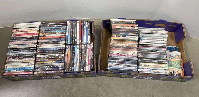 (2) Boxes of DVD movies - Albrecht Auction Service