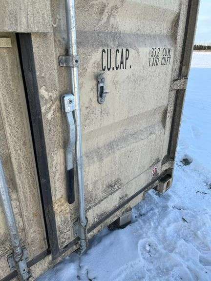20' One-trip shipping container with easy open door - Albrecht Auction ...