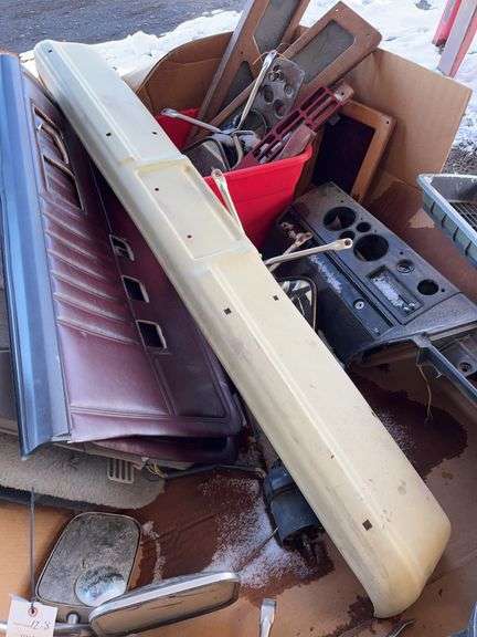Various used auto parts, includes: Camaro door panels, Chevy truck door ...