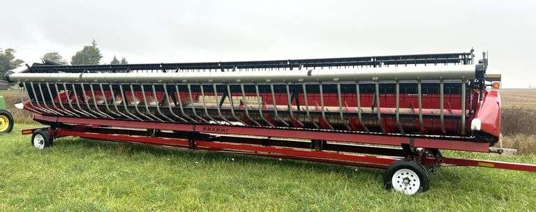 2012 Case IH 3020 Terra Flex Header, 35', AWS Wind, Nice Shape for Year ...