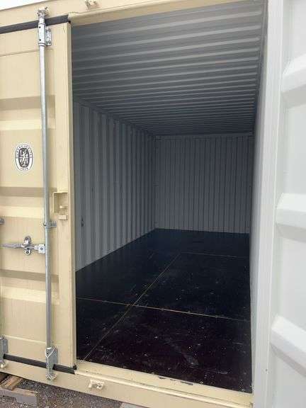 One-Trip 20' shipping container with easy-open door - Albrecht Auction ...