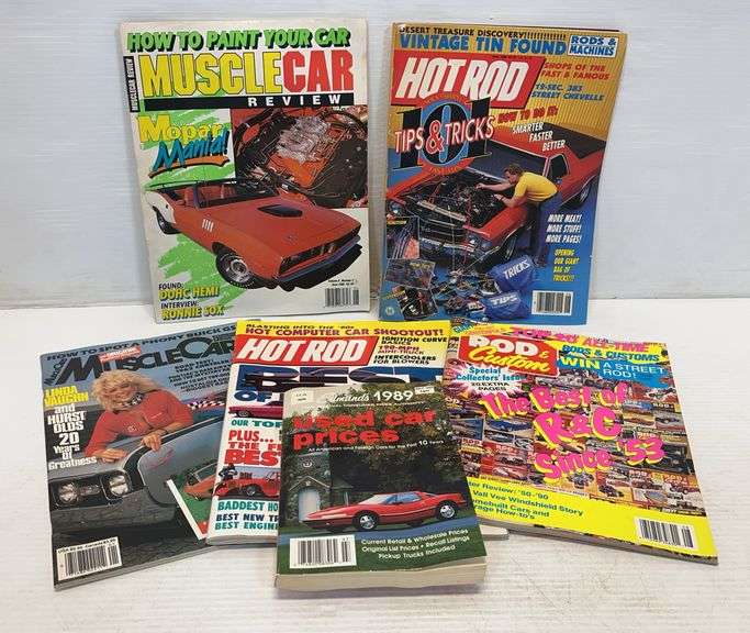 1980s Hot Rod and Muscle Car books and magazines, includes: (1) 1989 ...