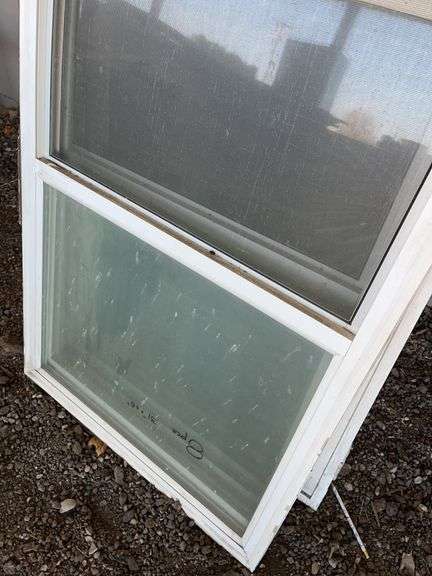 (8) Double-hung insulated windows, 31 1/2" x 65 3/4" (32" x 66" overall ...