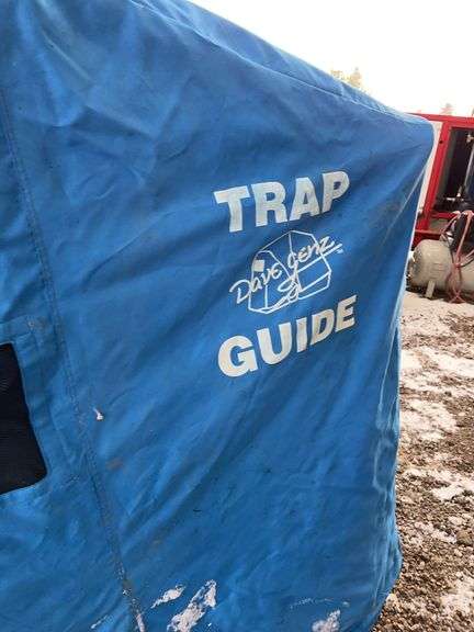Clam-Trap Guide, 2-man shanty, base- 54" x 30" - Albrecht Auction Service