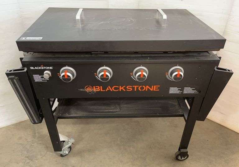 Blackstone grille, overall- 48"W, used, very good - Albrecht Auction ...