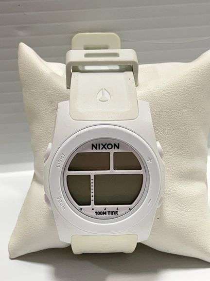 Nixon "Rhythm" watch, 100m tide digital, engraved "Feel the Rhythm ...