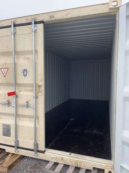 One-Trip 20' shipping container with easy-open door - Albrecht Auction ...