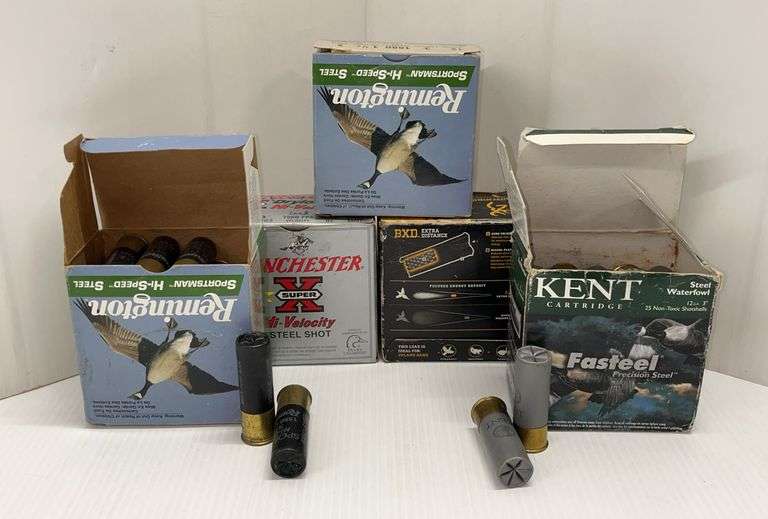 12-Gauge Shotgun Shells, Include: (25)- 2 3/4" No 7 1/2 Shot, (25)- 3 ...