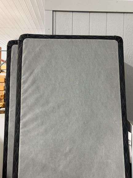 (2) Twin box springs, makes one king size box spring - Albrecht Auction ...