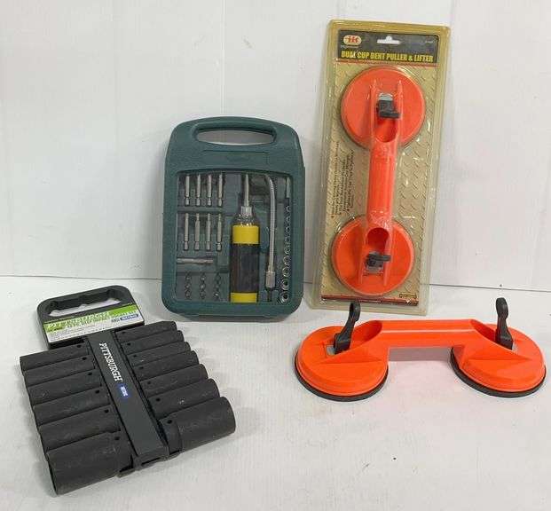 Pittsburgh 13- PIece deep impact socket set, 1/2" Drive, metric ...