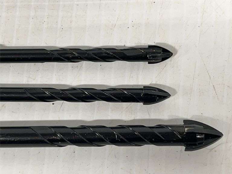 12-Piece Masonry and concrete drill bit set with tungsten steel tips, 1 ...