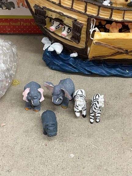 Noah's Ark items, includes: St. Nicholas square musical, candy cane ark ...