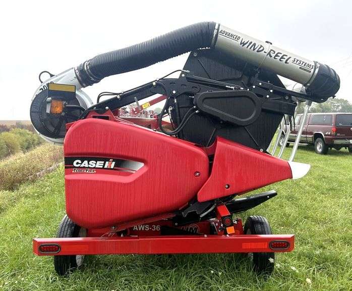 2012 Case IH 3020 Terra Flex Header, 35', AWS Wind, Nice Shape for Year ...